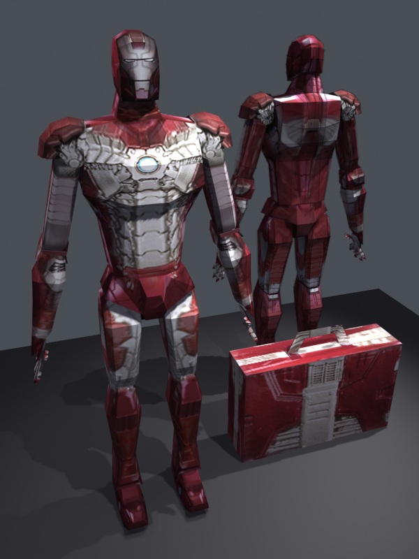 Death Struggle: Iron Man Mark-5- Papercraft