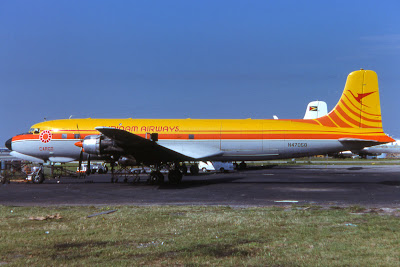 PlaneSpotters Slide-Collections: Surinam Airways Cargo DC6 N47058