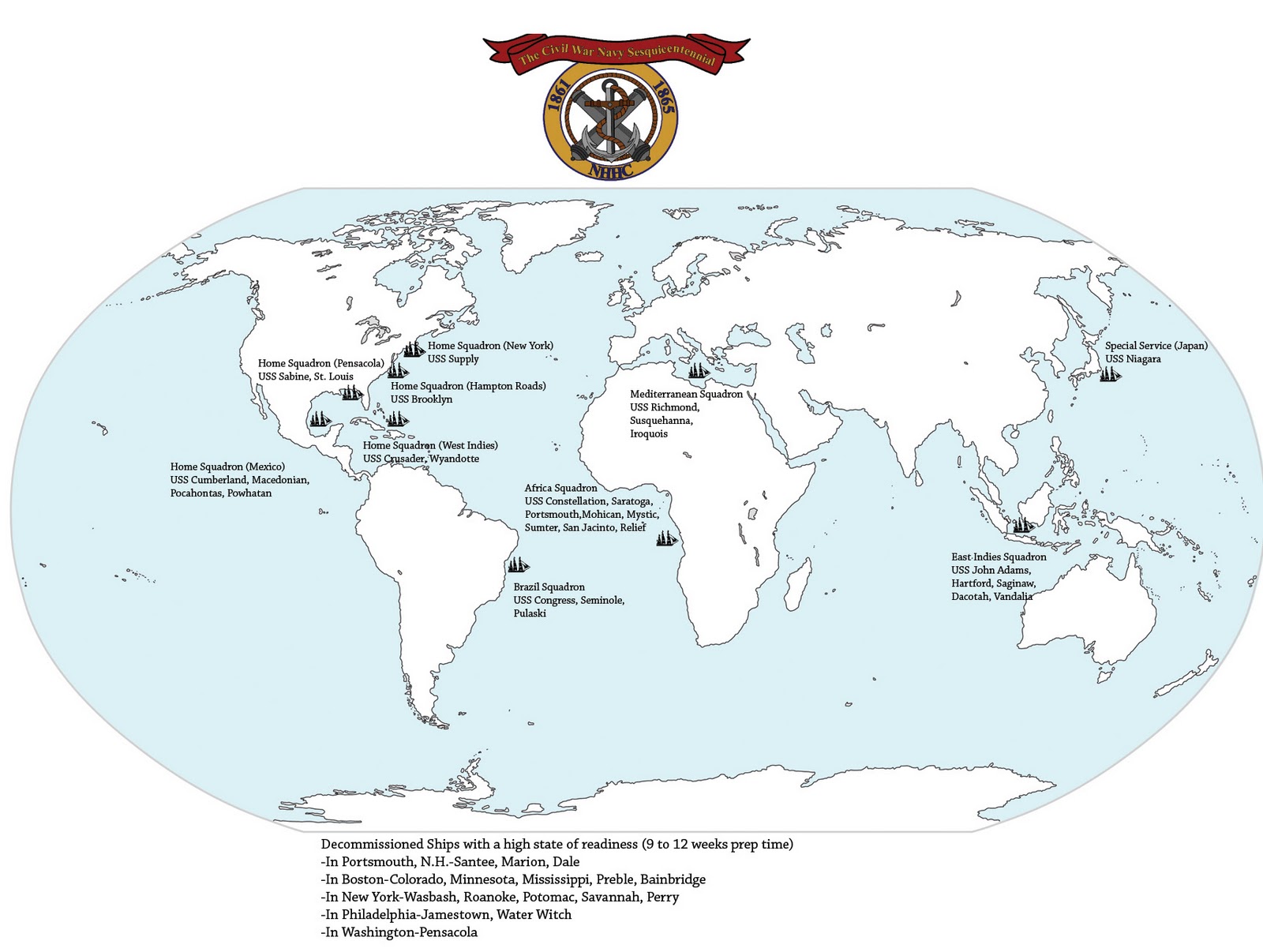 Civil War Navy Sesquicentennial: State of the Fleet 1861