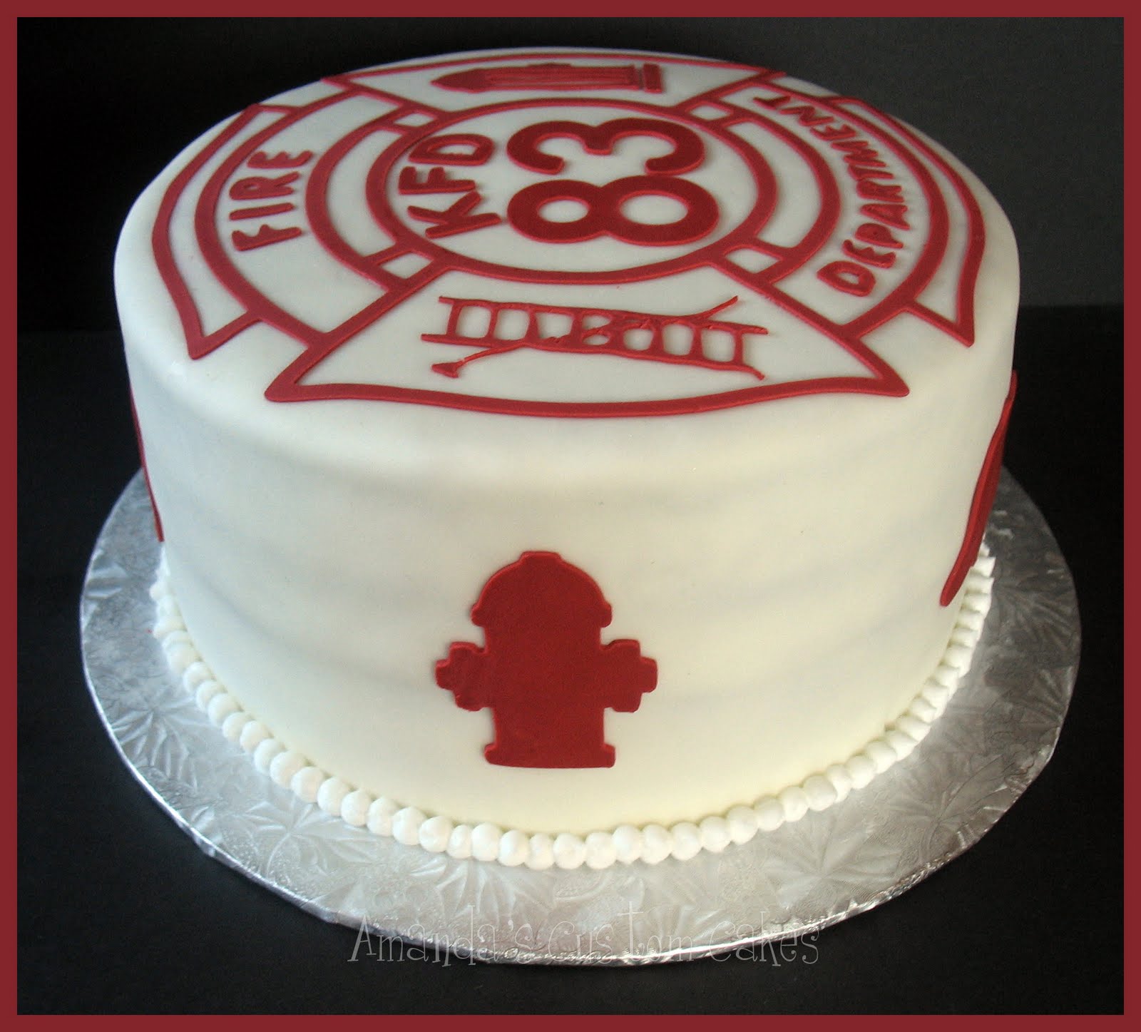 Amanda's Custom Cakes: Firefighter Cake