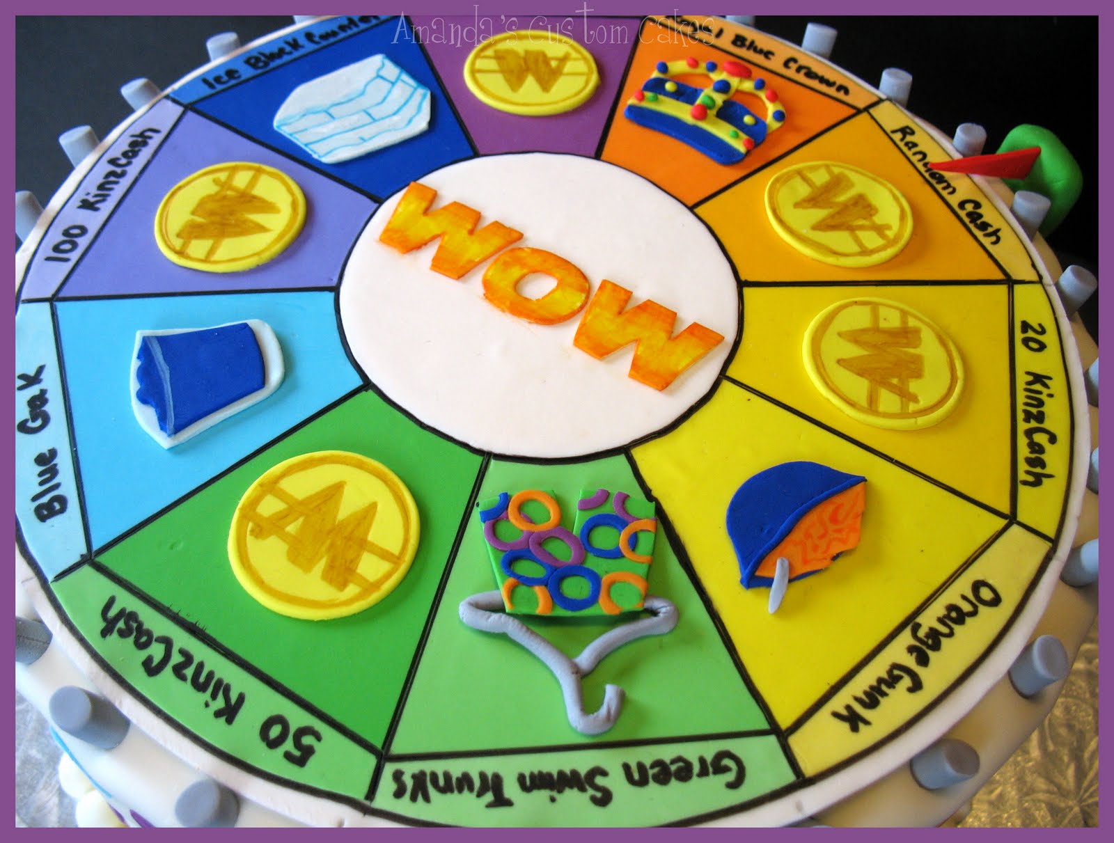 Amanda's Custom Cakes: Wheel of Wow, McQueen and a Daycare anniversary!