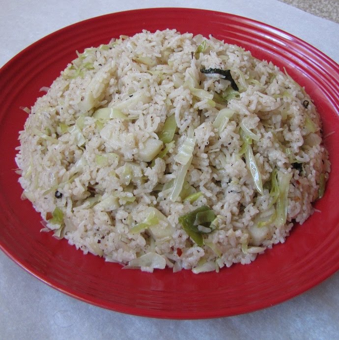 Super Yummy Recipes: Cabbage Rice With Coconut Milk