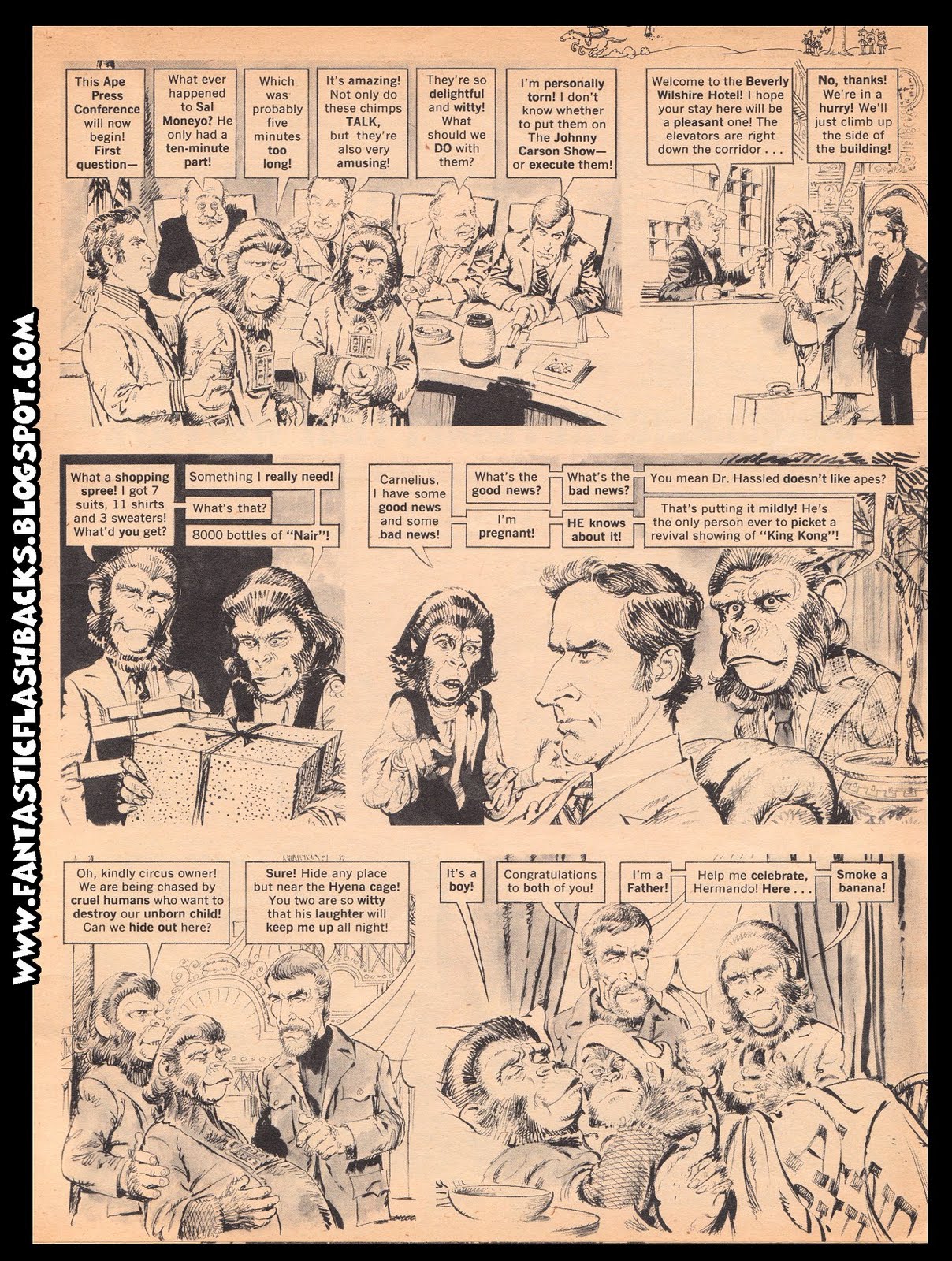 Fantastic Flashbacks: 1973 Mad Spoof On Apes Movies