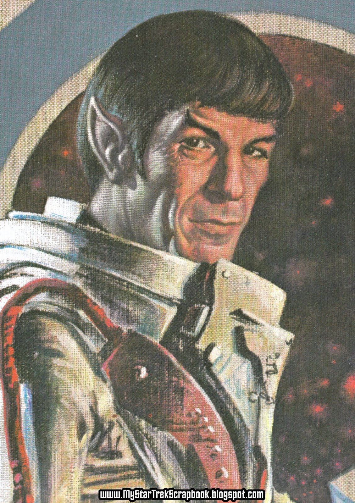 My Star Trek Scrapbook: Kelly Freas Spock Portrait