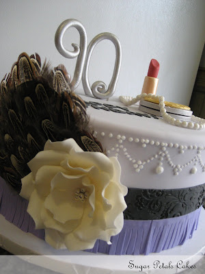 Sugar Petals Cakes: 1920's Flapper Theme Birthday Cake