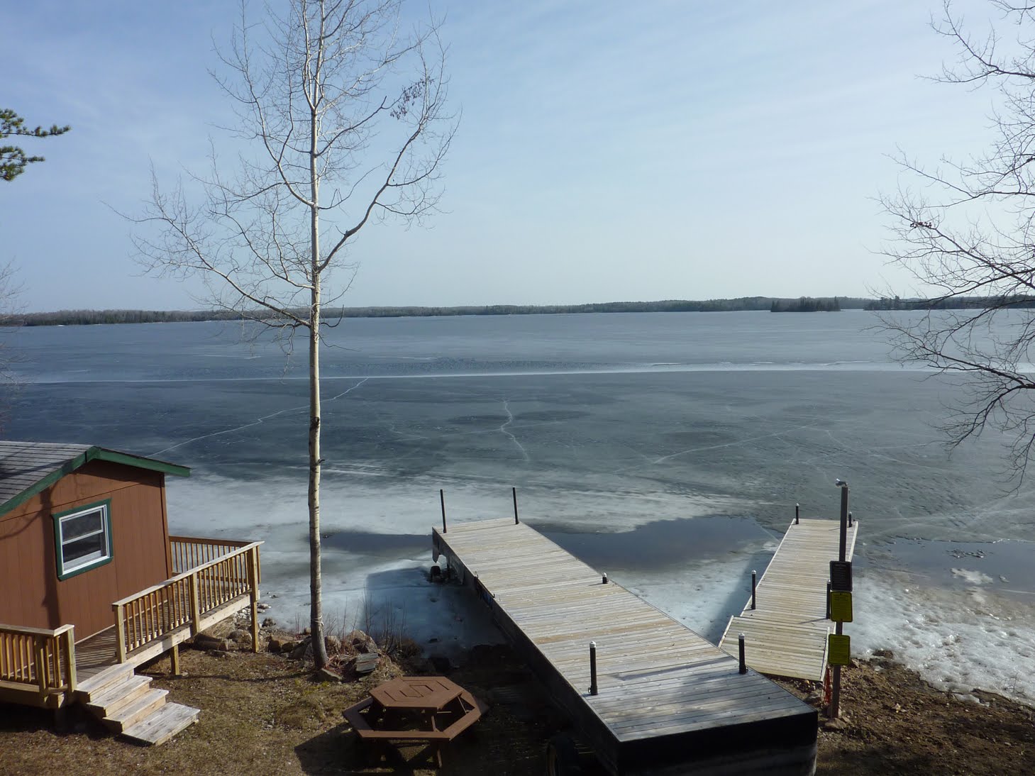 Ice-Out on Farm Lake, Ely MN - just outside of the BWCA
