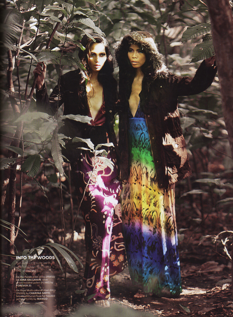 Fashion Media PH: Gypsy Beat: Ria Bolivar and Raya Mananquil for Mega ...