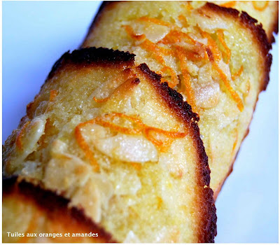 Fondue chocorange et sa tuile à l'orange