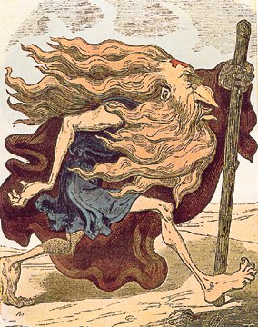 Triángulo equidlátere: ¿Quién era el judío errante?