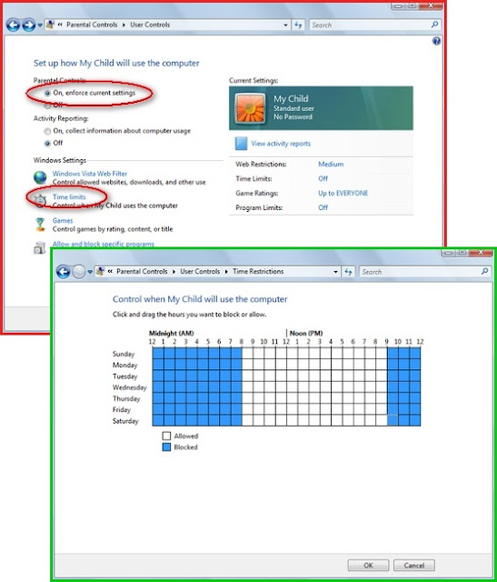 Information & Tutorial: Learn Vista - Using Parental Controls to Define ...
