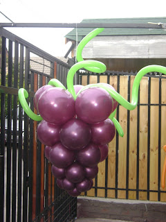 Decoracion con Globos: Uva