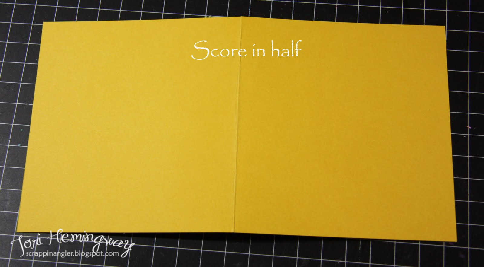 Whiff of Joy - Tutorials & Inspiration: Scallop-Shaped Easel Card by Tori Hemingway