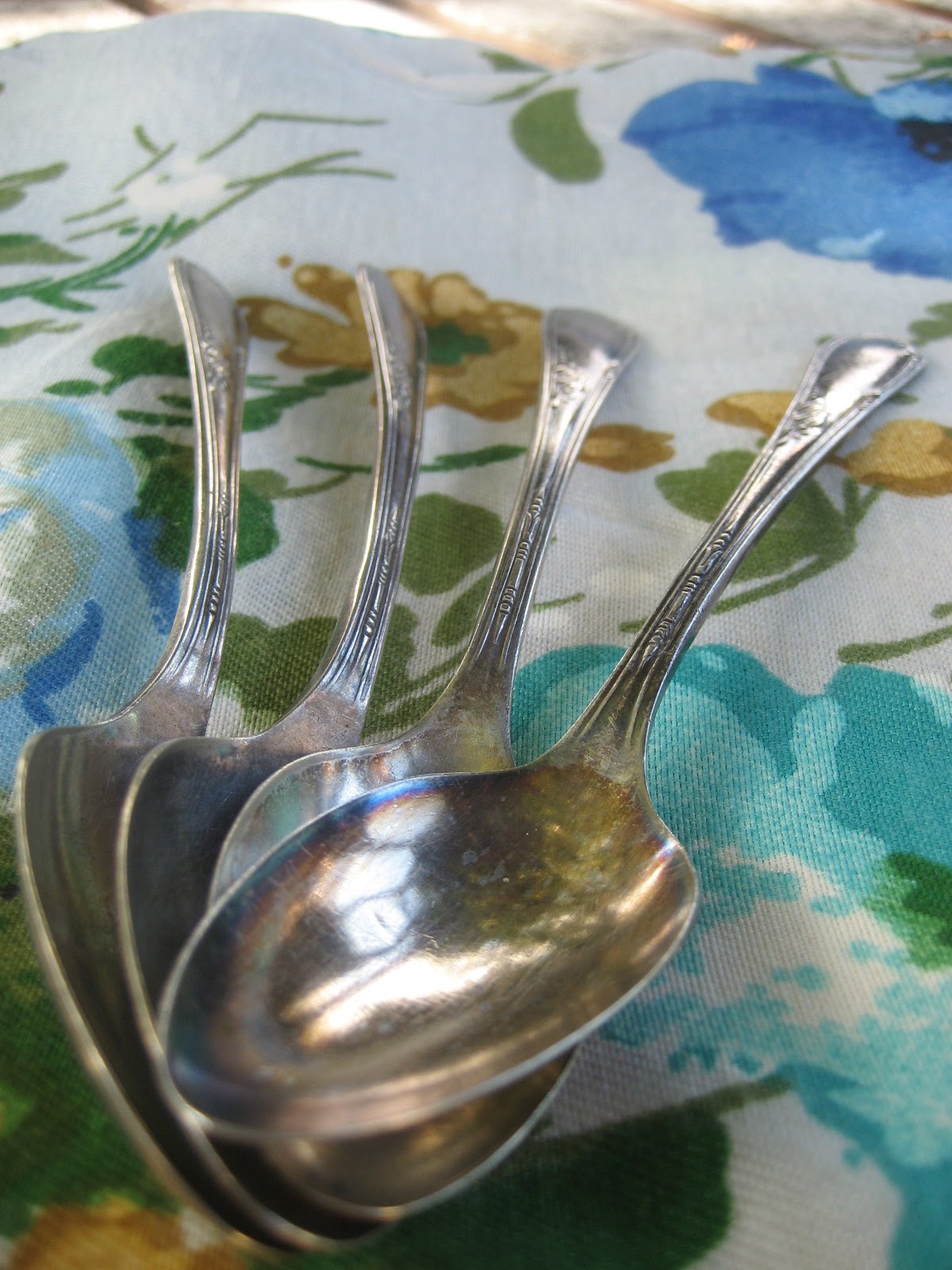 Six Balloons Vintage Delights: Vintage Silver Spoons