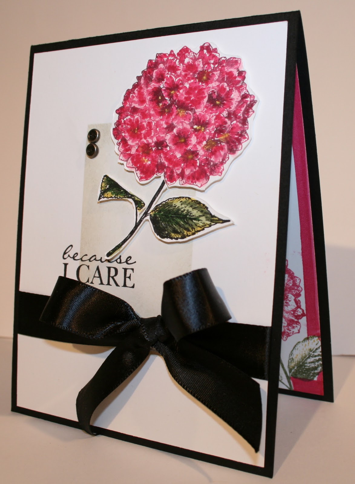 Snippets of Whimsy by BZstampr: Because I Care card