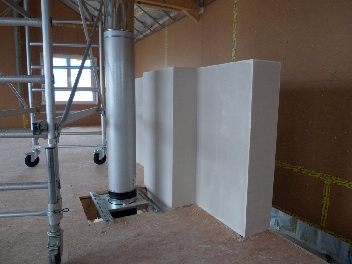 Le Pré du Clos: Un mur bien plâtré