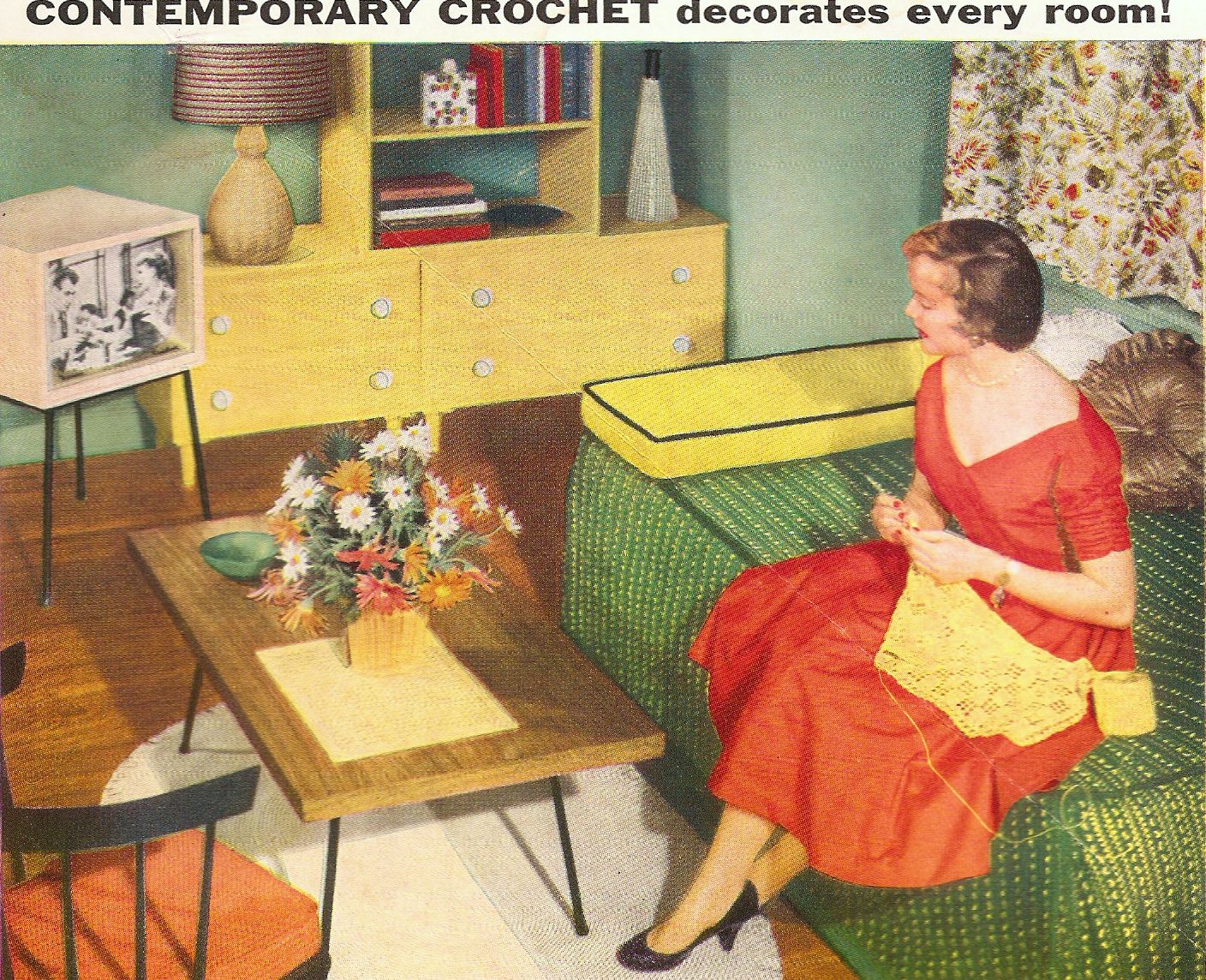 Stitch Story: An Inspiring Vintage Yarn Ad!