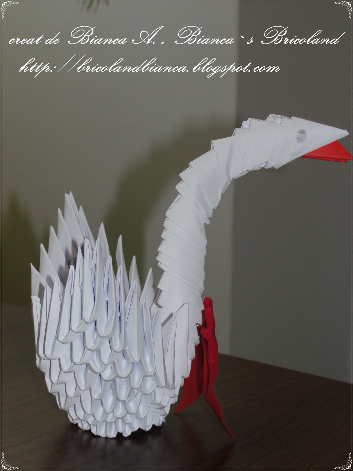 Bianca`s Bricoland: Lebada origami
