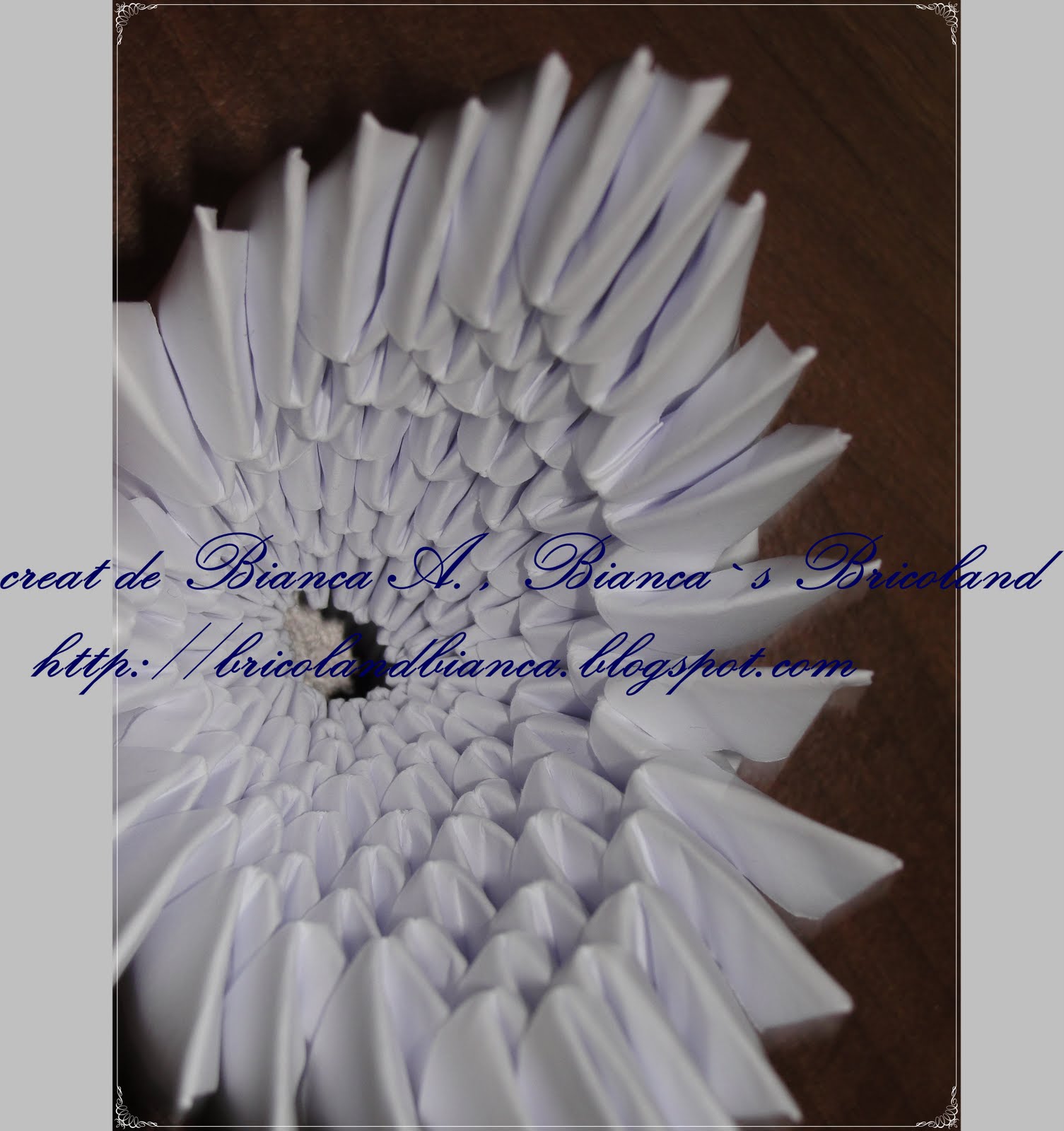 Bianca`s Bricoland: Lebada origami