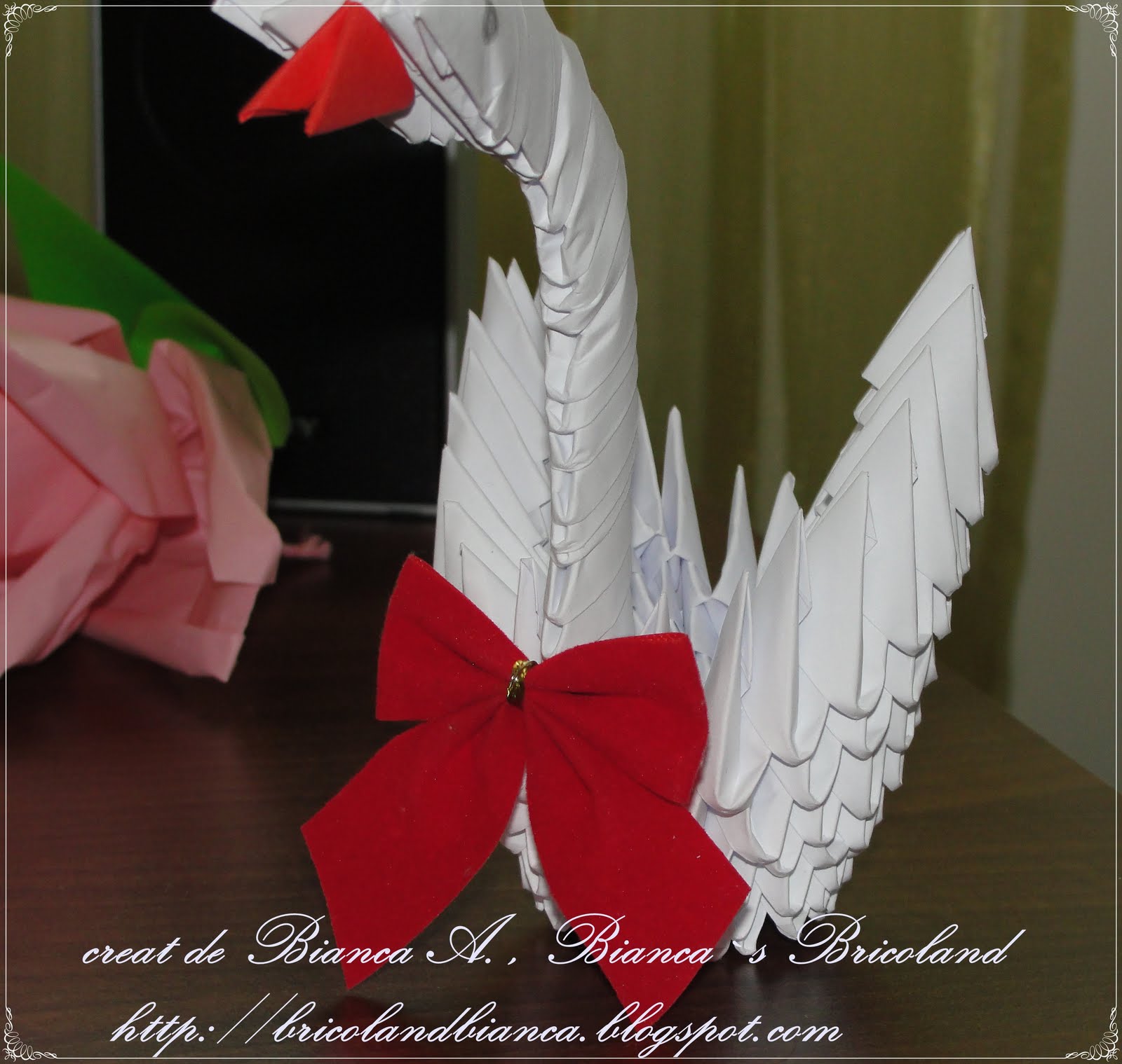 Bianca`s Bricoland: Lebada origami