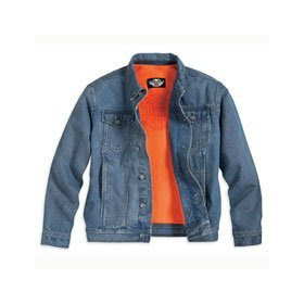 HARLEY-DAVIDSON: Harley Davidson Men's Fleece-lined Denim Jacket