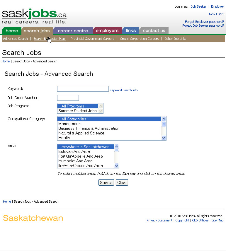 Erfolgreiche Jobsuche in Saskatchewan, Kanada: Jobsuche in Saskatchewan