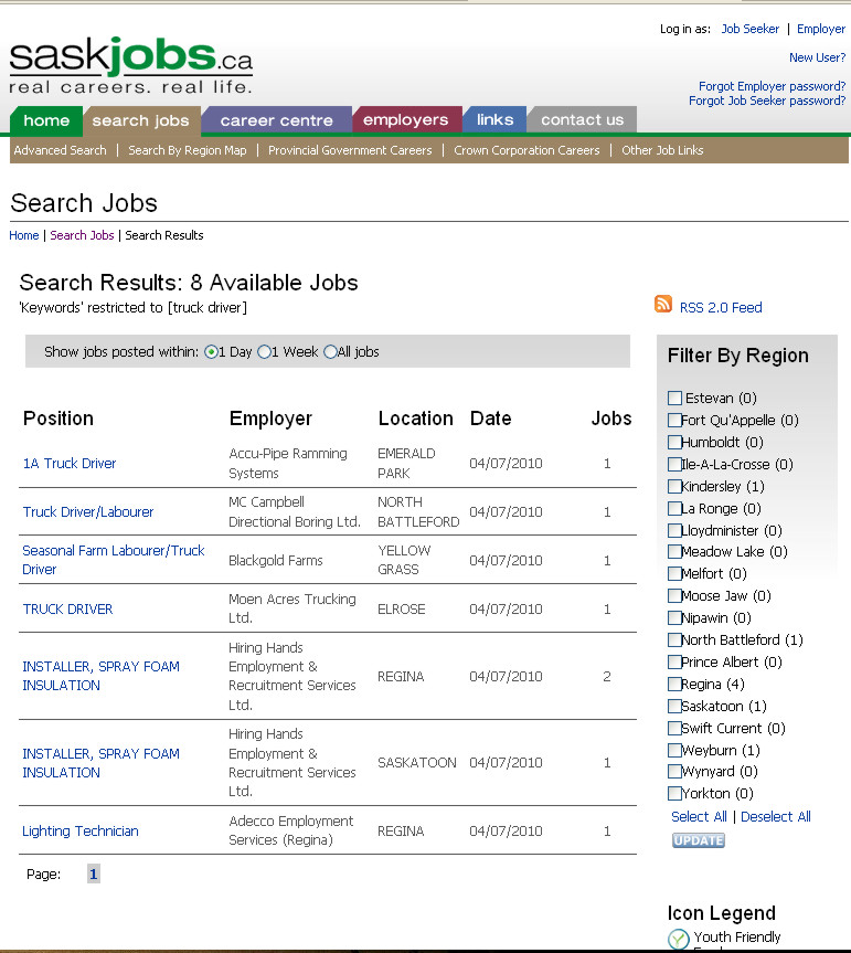 Erfolgreiche Jobsuche in Saskatchewan, Kanada: Jobsuche in Saskatchewan