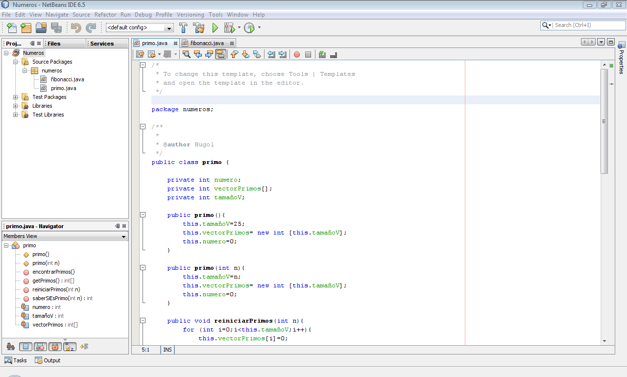 Java Netbeans: Clases de Java Netbeans