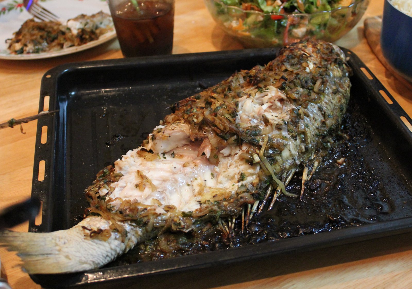 Cooking the Globe: Samak Mishwi (Oven-Barbecued Fish)