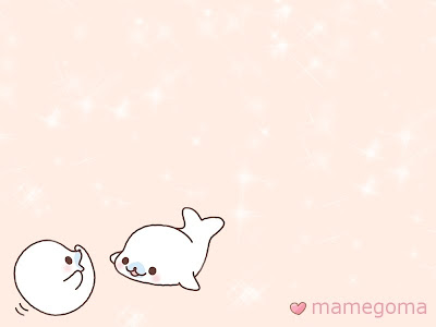 San-X Blog: Mamegoma Wallpapers!