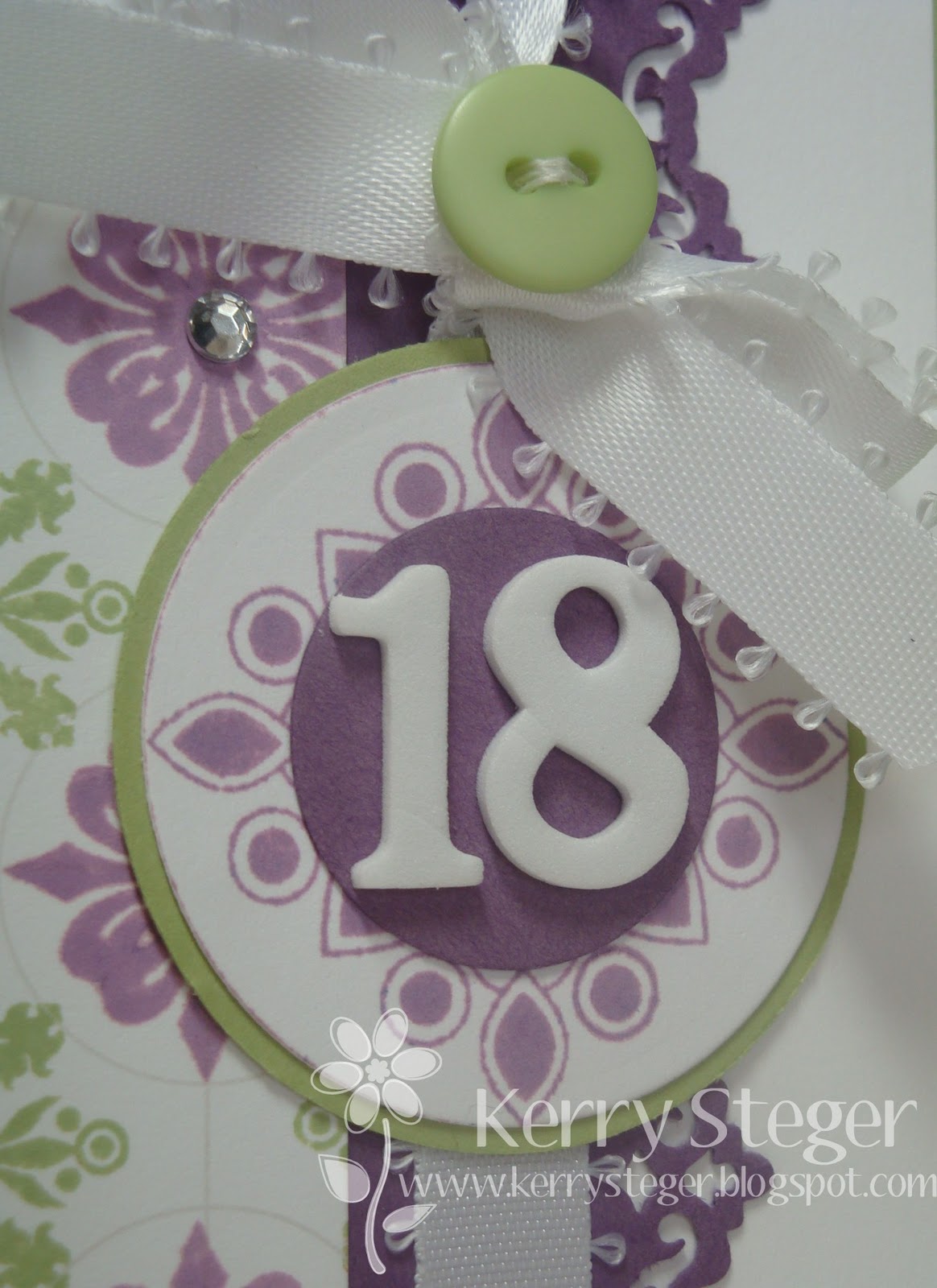 Stamped Simplicity: 18th Birthday card