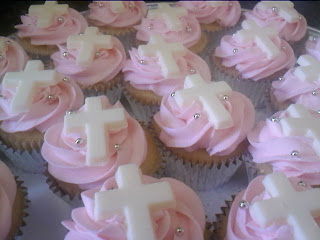 Lick Your Lips Cakes: Baptism Cake & Cupcakes