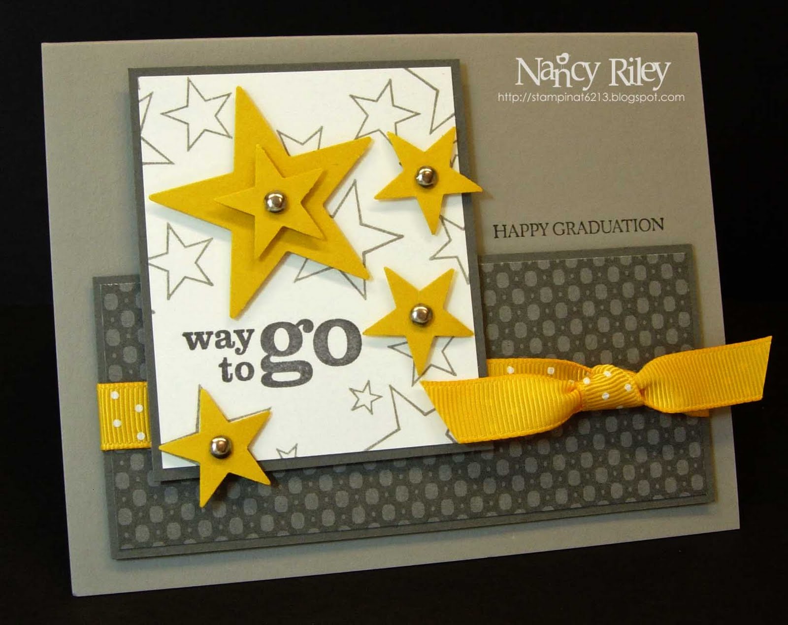 i STAMP by Nancy Riley: WAY TO GO GRADUATE!