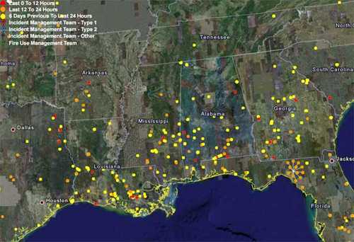 Alex Tanners Map Blog: Week 8 Remote Sensing image- US fires