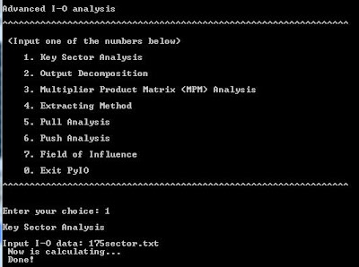 The Evonomist: Input Output Table Analysis using PyIO ( for Large Matrix )