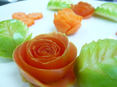 .her . pink . apron.: starters. main course. dessert. garnish.