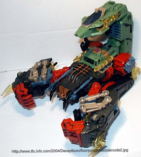 SCORPION KING!!TRANSFORMERS SUPERLINK SD-05: MEGAZARAK!!