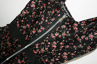 ♥ Shins House ♥: Full Length Zipper Floral Dress