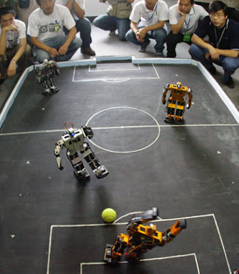 Robot soccer competition