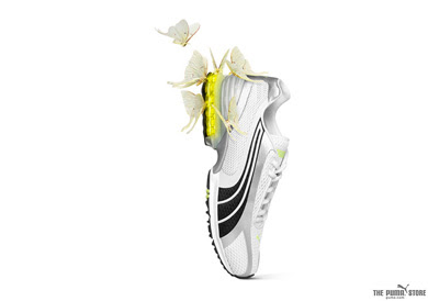 Eye-catching Puma shoes ads