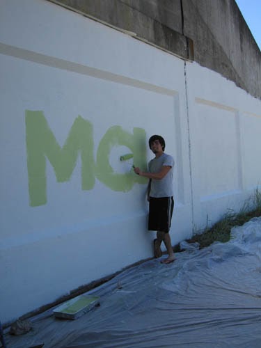 Melissa Cole Fun Fine Art: Mural Painting Downtown Spokane