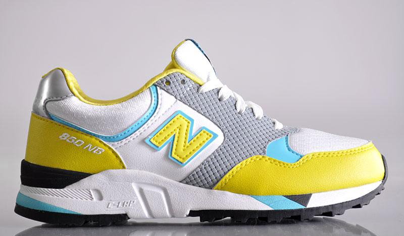 authentic air jordan: New Balance 850 Yellow Blue Grey