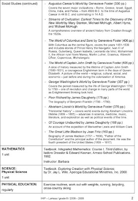 The Reluctant Homeschooler: Finally - my IHIPs!