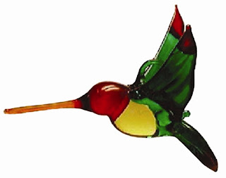 Amazing Recycled Products Wholesale: Recycled Glass Hummingbirds