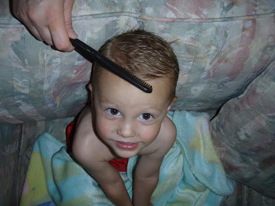 Adam & Felicia: HAIRCUTS