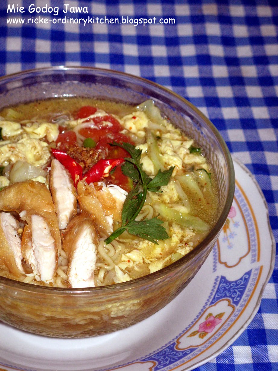 Just My Ordinary Kitchen...: MIE GODOG JAWA