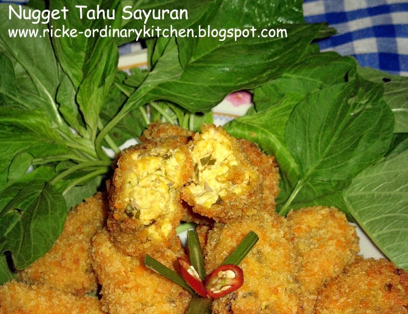 Just My Ordinary Kitchen...: NUGGET TAHU SAYURAN
