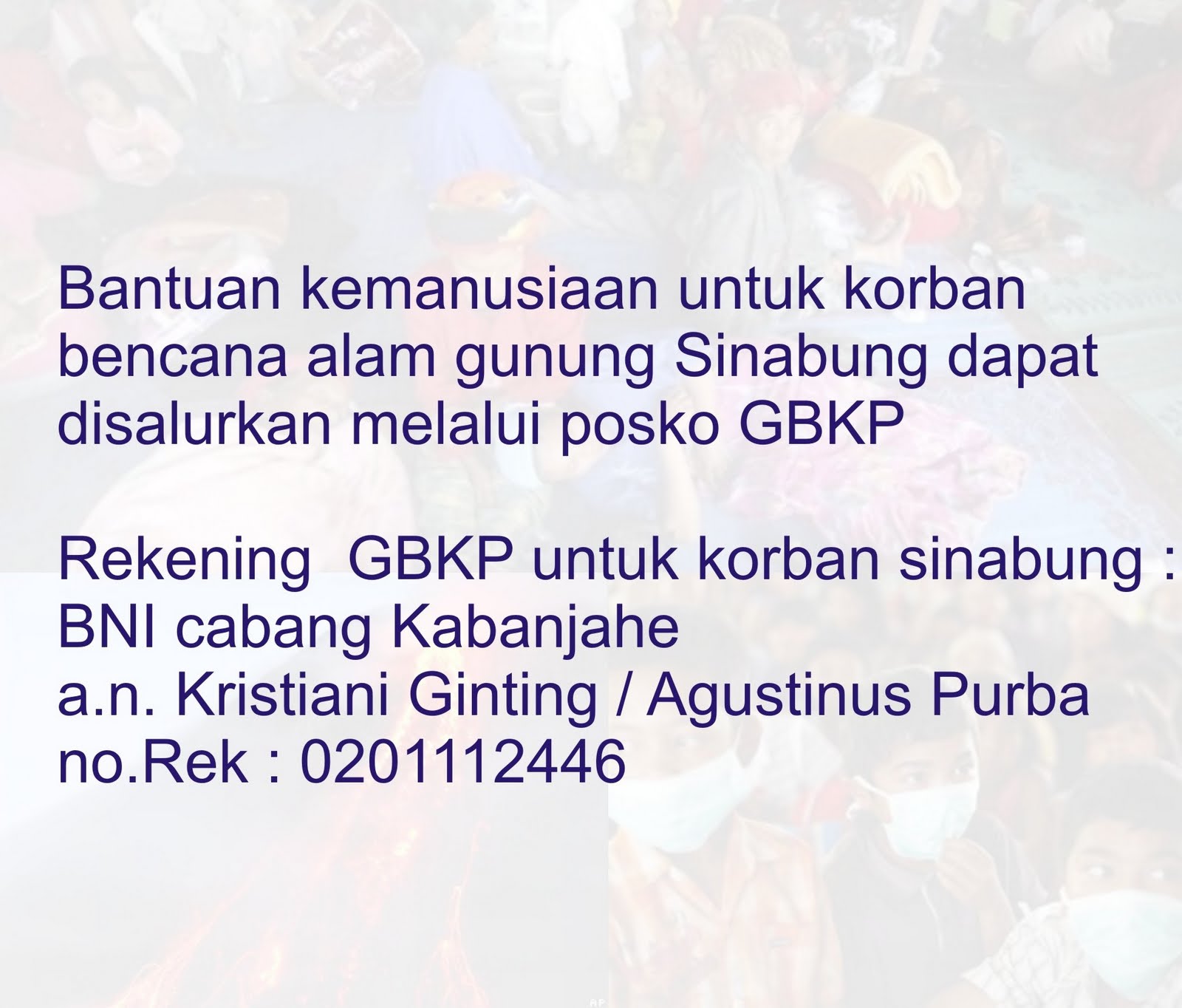 GBKP RUNGGUN PERAWANG - KLASIS RIAU-SUMBAR: 2010