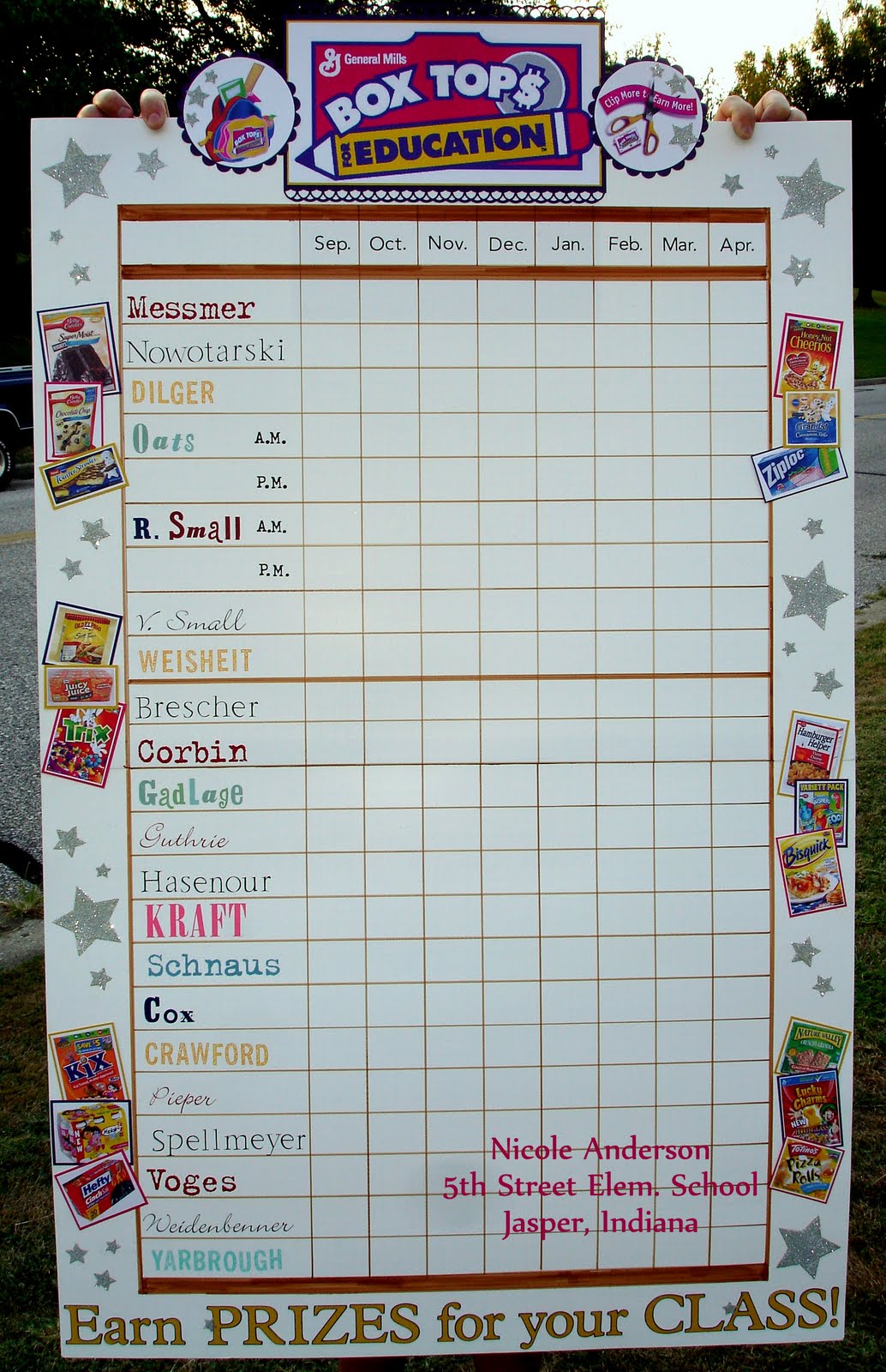 Gotta Have Paper!: Sharing my Box Tops Chart