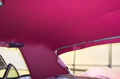Virginia Classic Mustang Blog: Installing Insulation During Headliner ...