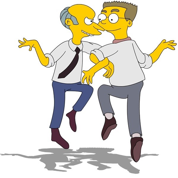 Los Simpson: Sr. Burns y Smithers